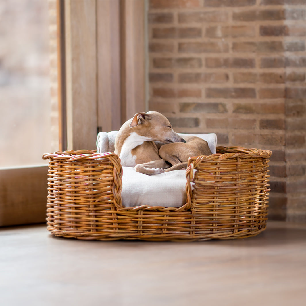 Wood, Wicker & Rattan Dog Beds — Charley Chau - luxury dog bedding
