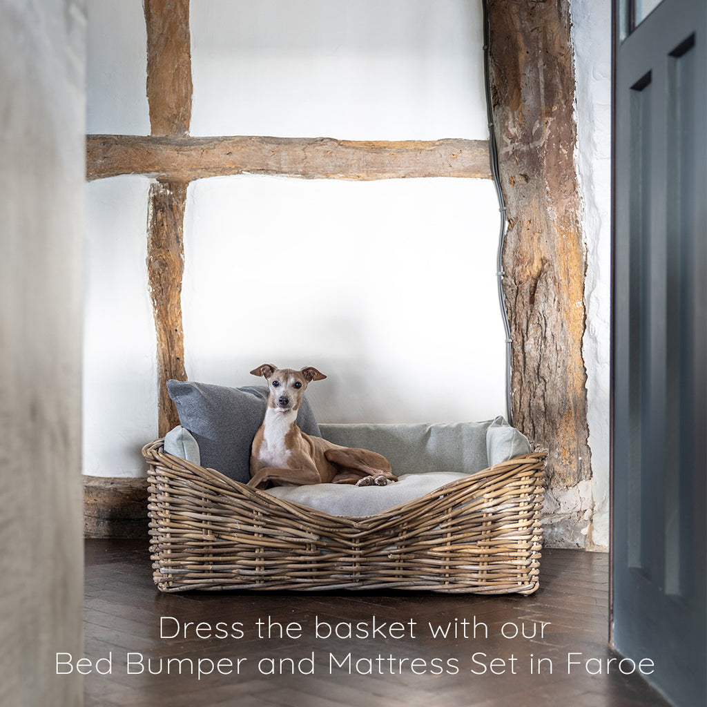 Wood, Wicker & Rattan Dog Beds — Charley Chau - luxury dog bedding