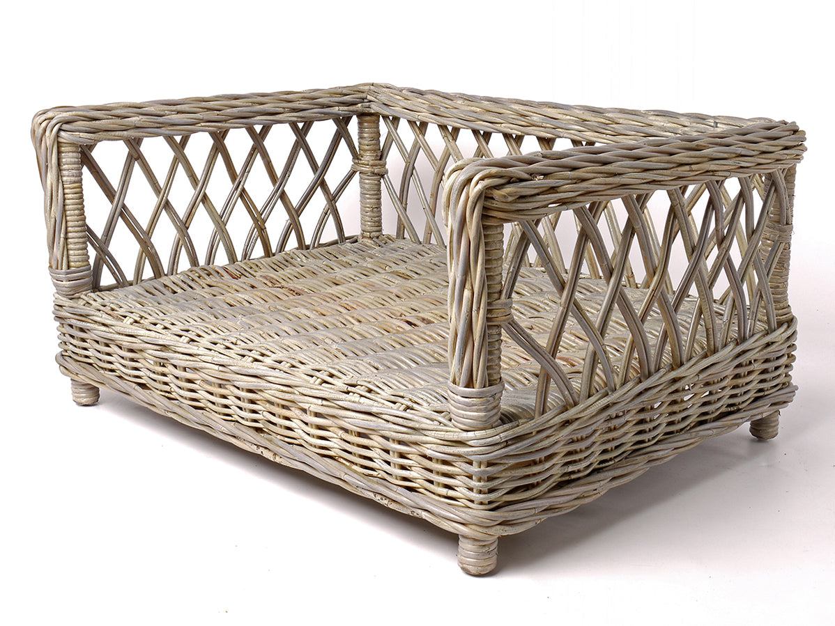 Wood, Wicker & Rattan Dog Beds — Charley Chau - luxury dog bedding