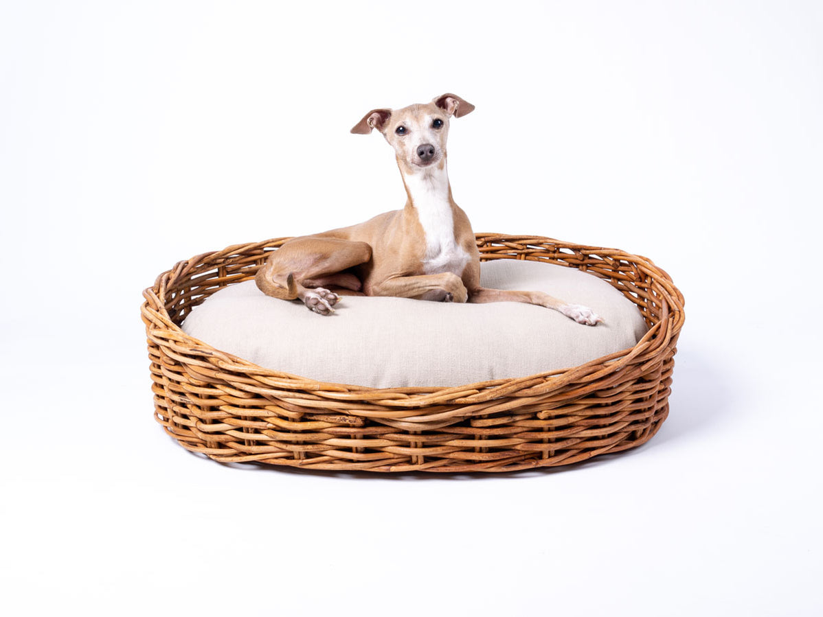 Wood, Wicker & Rattan Dog Beds — Charley Chau - luxury dog bedding