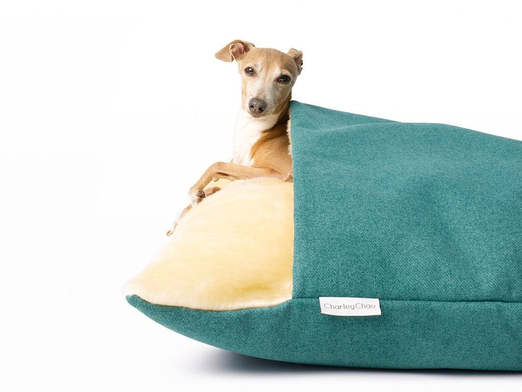 Snuggle Beds - luxury dog sleeping bags with mattress — Charley Chau ...