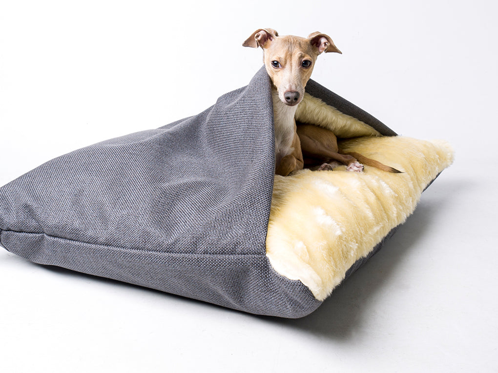 Snuggle Beds - luxury dog sleeping bags with mattress — Charley Chau ...