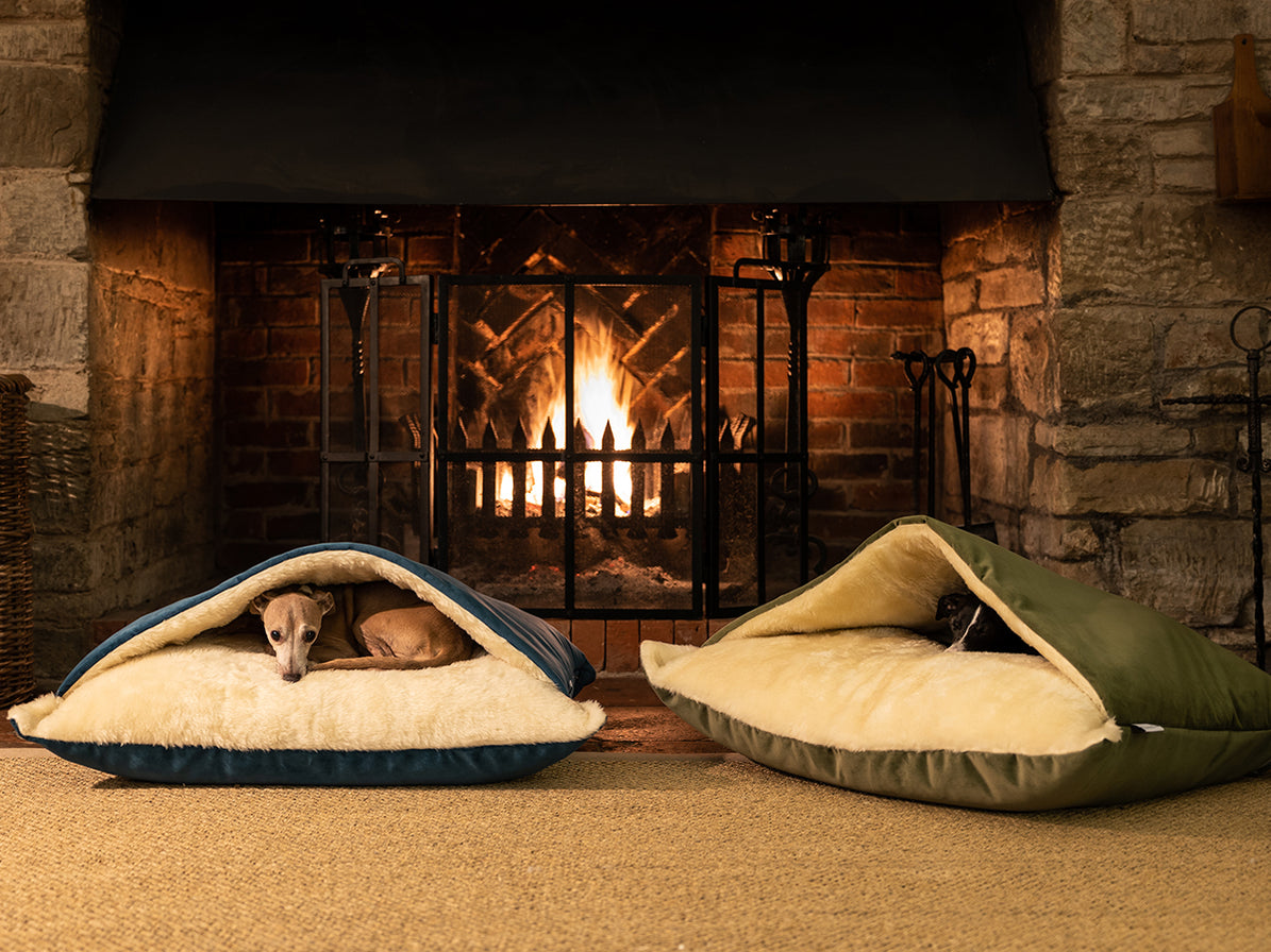 Winter Warm Snuggle Bed For Dogs — Charley Chau - Luxury Dog Beds ...